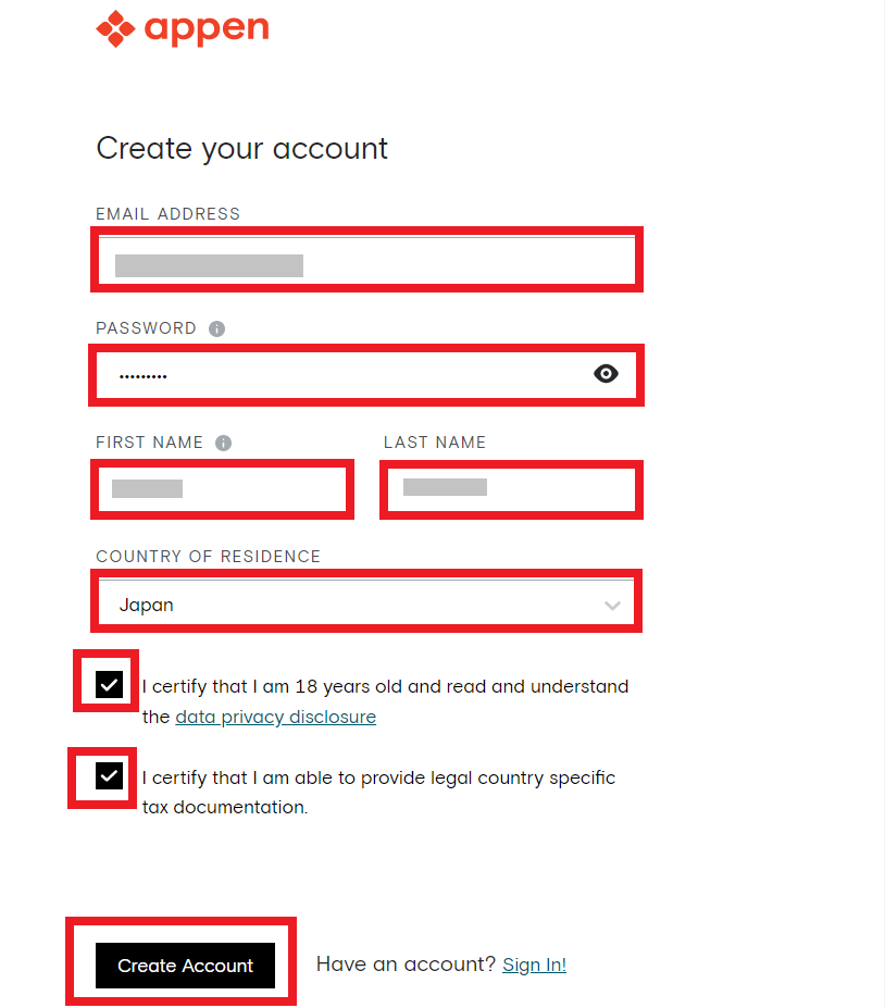 Appenの登録方法。分かりやすく1から解説！ - 英語で在宅ワーク+時々家事育児